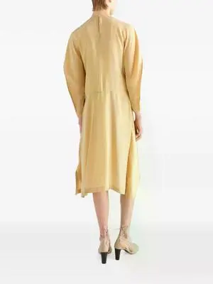 LEMAIRE Midi Dress In Silk And Viscose Cloth