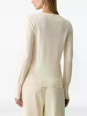 Luisa Spagnoli Mossa Long-sleeve Crew-neck T-shirt