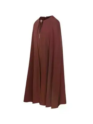 Max Mara Short Cady Cape Dress