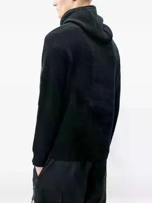 C.P. COMPANY Waffle-knit Zip-up Hoodie