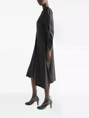 LEMAIRE Midi Dress In Silk And Viscose Cloth