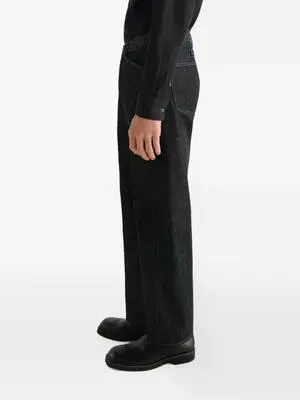 LEMAIRE Straight Five-pocket Pants In Heavy Yarn-dyed Slate Denim
