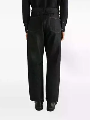 LEMAIRE Straight Five-pocket Pants In Heavy Yarn-dyed Slate Denim