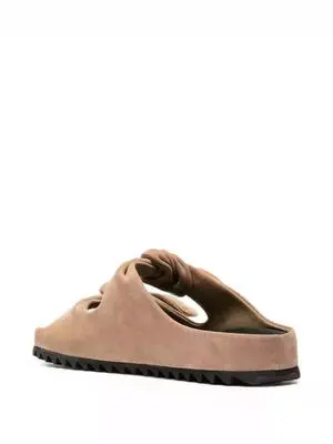 Officine Creative Knot-detail Leather Flat Sandals