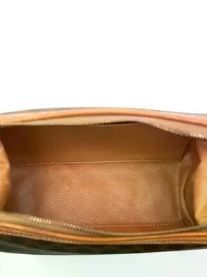 Celine 2000-2026 Macadam Coated Canvas Clutch Bag