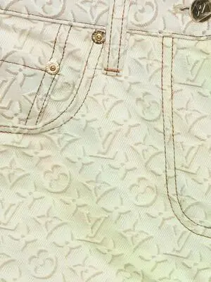 LOUIS VUITTON Monogram Flared Jeans