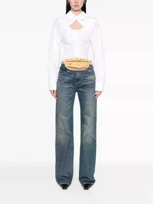 Bottega Veneta 2012-2026 Lambskin Chain Pouch Belt Bag - Neutrals