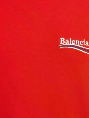 Balenciaga Logo-embroidered Oversized T-shirt