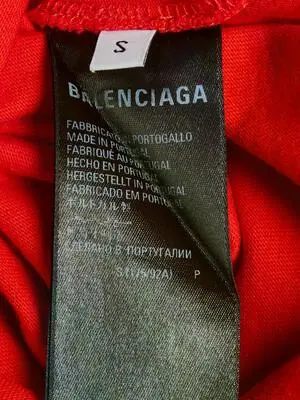 Balenciaga Logo-embroidered Oversized T-shirt