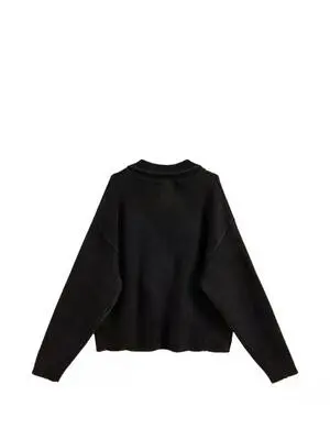 ACUPUNCTURE 1993 Anarchy Distressed Logo-print Sweater