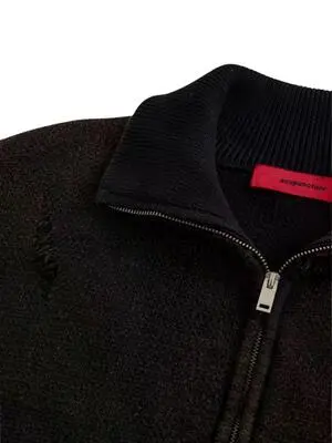 ACUPUNCTURE 1993 Anarchy Distressed Logo-print Sweater
