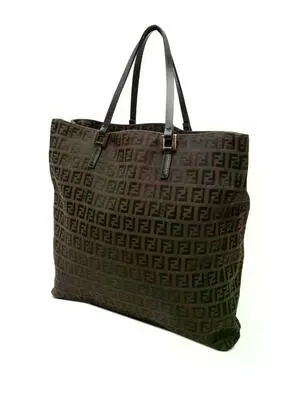 Fendi 2000-2010 Zucchino Canvas Tote Bag