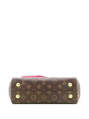LOUIS VUITTON Cluny Top Handle Bag Monogram Canvas Bb Satchel