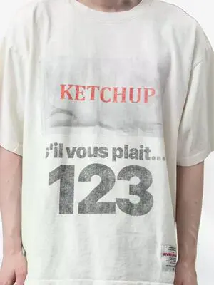 RRR123 Ketchup Cva Logo-print Cotton T-shirt