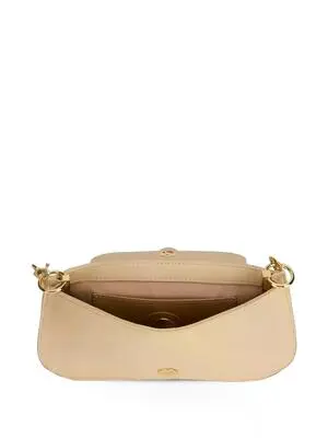 Moschino Logo-plaque Shoulder Bag - Neutrals