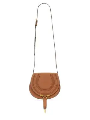 Chloé Borsa Saddle Marcie Small - Brown