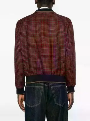 Emporio Armani Check-pattern Button-up Jacket