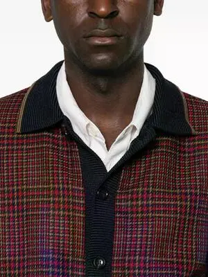 Emporio Armani Check-pattern Button-up Jacket