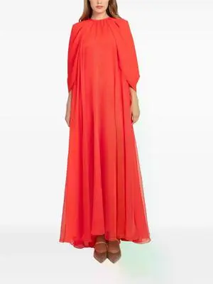 GEMY MAALOUF Cape-sleeve Flared Kaftan