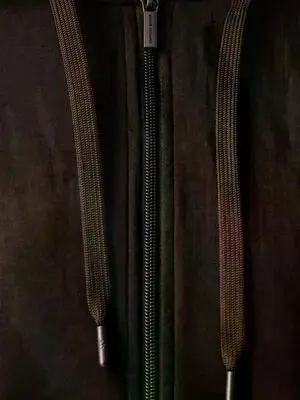 Armani Exchange Logo-embroidered Zip-up Hoodie