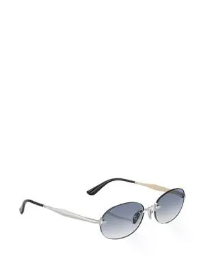 VOGUE EYEWEAR Vo4342s Rimless Oval-frame Sunglasses - Silver