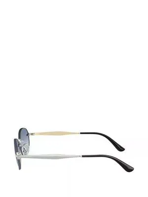 VOGUE EYEWEAR Vo4342s Rimless Oval-frame Sunglasses - Silver