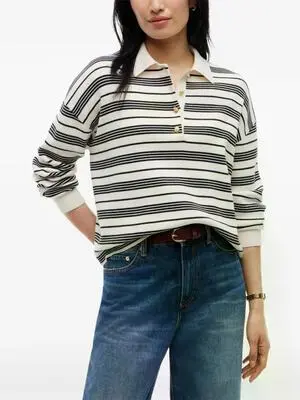 Tommy Hilfiger Striped Knitted Polo Shirt