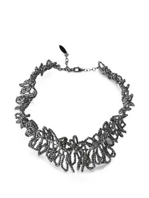 Brunello Cucinelli Monili Beaded Necklace - Silver