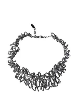 Brunello Cucinelli Monili Beaded Necklace - Silver