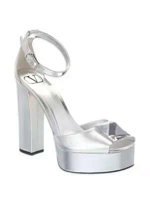 Valentino Garavani One Stud Leather Sandals