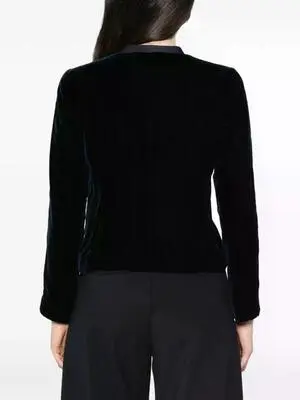 Emporio Armani Velvet Zip-up Jacket
