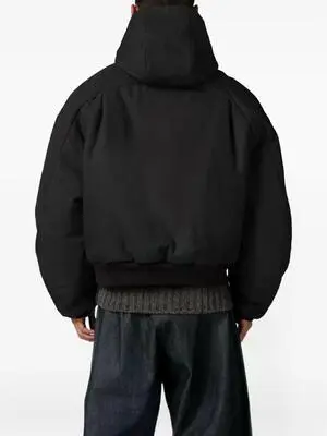 SEVENTH Orb Hooded Puffer Jacket - Black