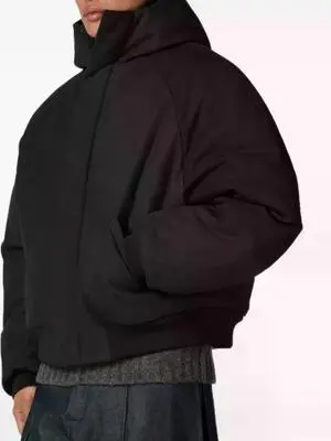 SEVENTH Orb Hooded Puffer Jacket - Black