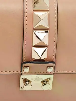 Valentino Garavani Small Rockstud Glam Lock Shoulder Bag