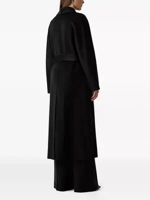 Luisa Spagnoli Stenografo Belted Shawl-collar Coat