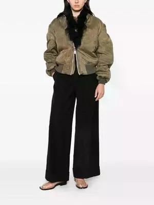 Junya Watanabe Pleated Turn-up Trousers