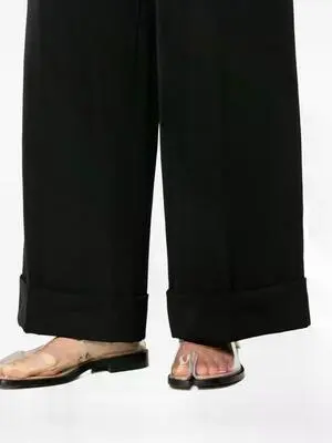 Junya Watanabe Pleated Turn-up Trousers