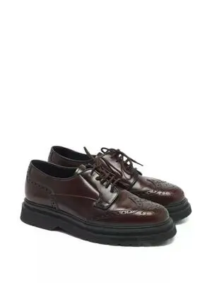 Prada Wingtip Brogue Lace-up Shoes