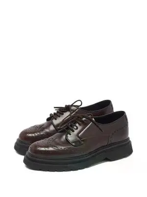 Prada Wingtip Brogue Lace-up Shoes