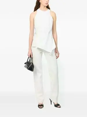 Magda Butrym Asymmetric Peplum Blouse