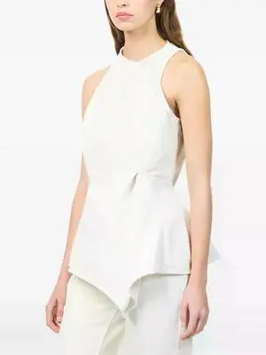 Magda Butrym Asymmetric Peplum Blouse