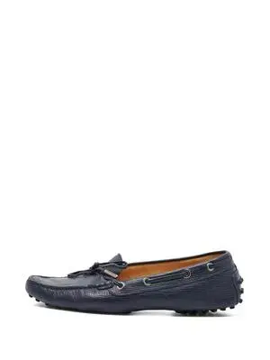 TOD'S Gommino Tie-detail Loafers - Blue