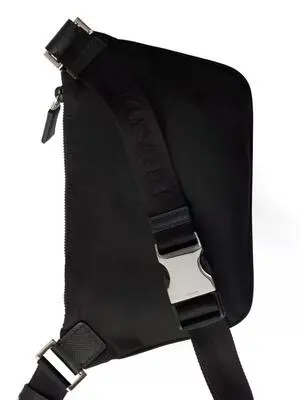 Prada Re-nylon And Saffiano Leather Shoulder Bag