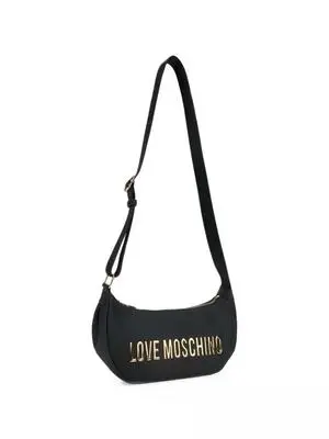 Moschino Logo-lettering Curved Shoulder Bag