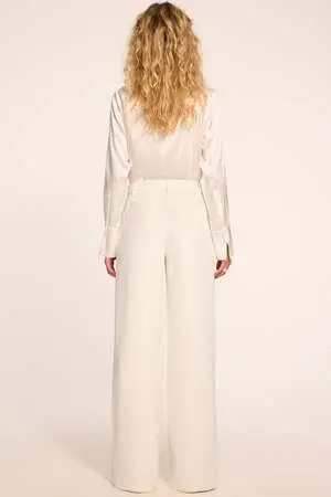 Ramy Brook Leslie Pleated Wide Leg Pant