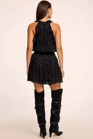 Ramy Brook Marina Printed Ruffle Mini Dress