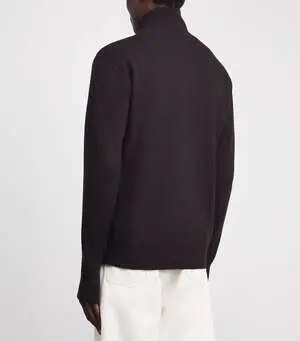 Barena Venezia Virgin Wool Rib-knit Zip-up Cardigan