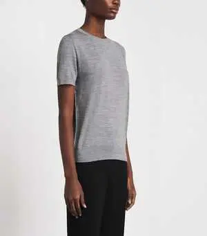 Theory Wool Short-sleeve T-shirt