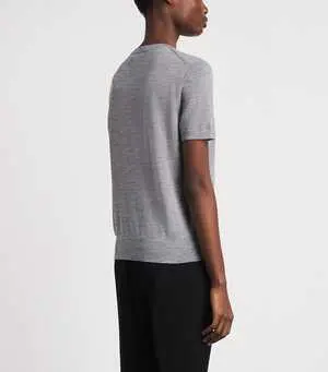 Theory Wool Short-sleeve T-shirt