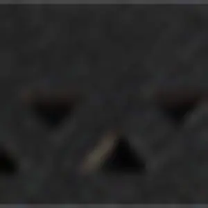 Alaïa Leather Perforated Delta Clutch Bag - Black